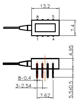 Compact PIN Field Effect Transistor High Sensitivity For Fiber Optic ...